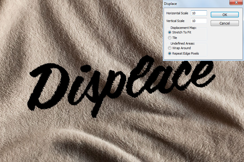 How To Conform Text To A Surface Using A Displacement Map In Photoshop Design Panoply