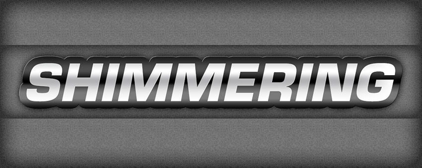 Animated Shimmering Metal Text Effect | Design Panoply